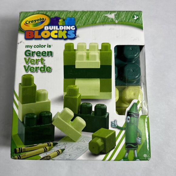 Crayola | Toys | Crayola Building Blocks 2 Pieces Set Green New In Box ...